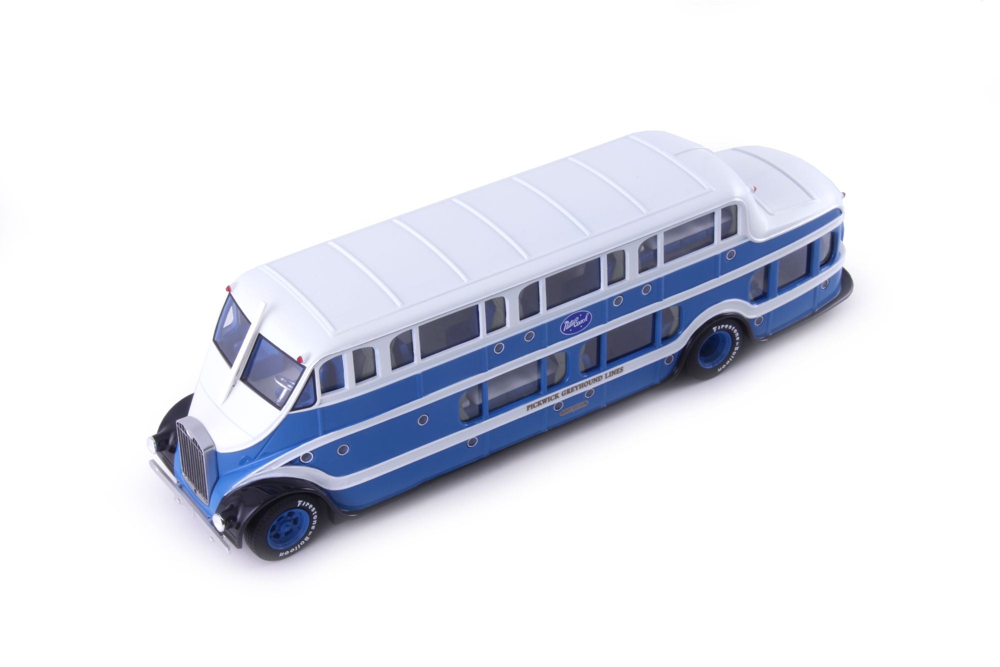 Pickwick Nite Coach "Pacific Greyhound lines" 1930 - white-blue 1:43 ...