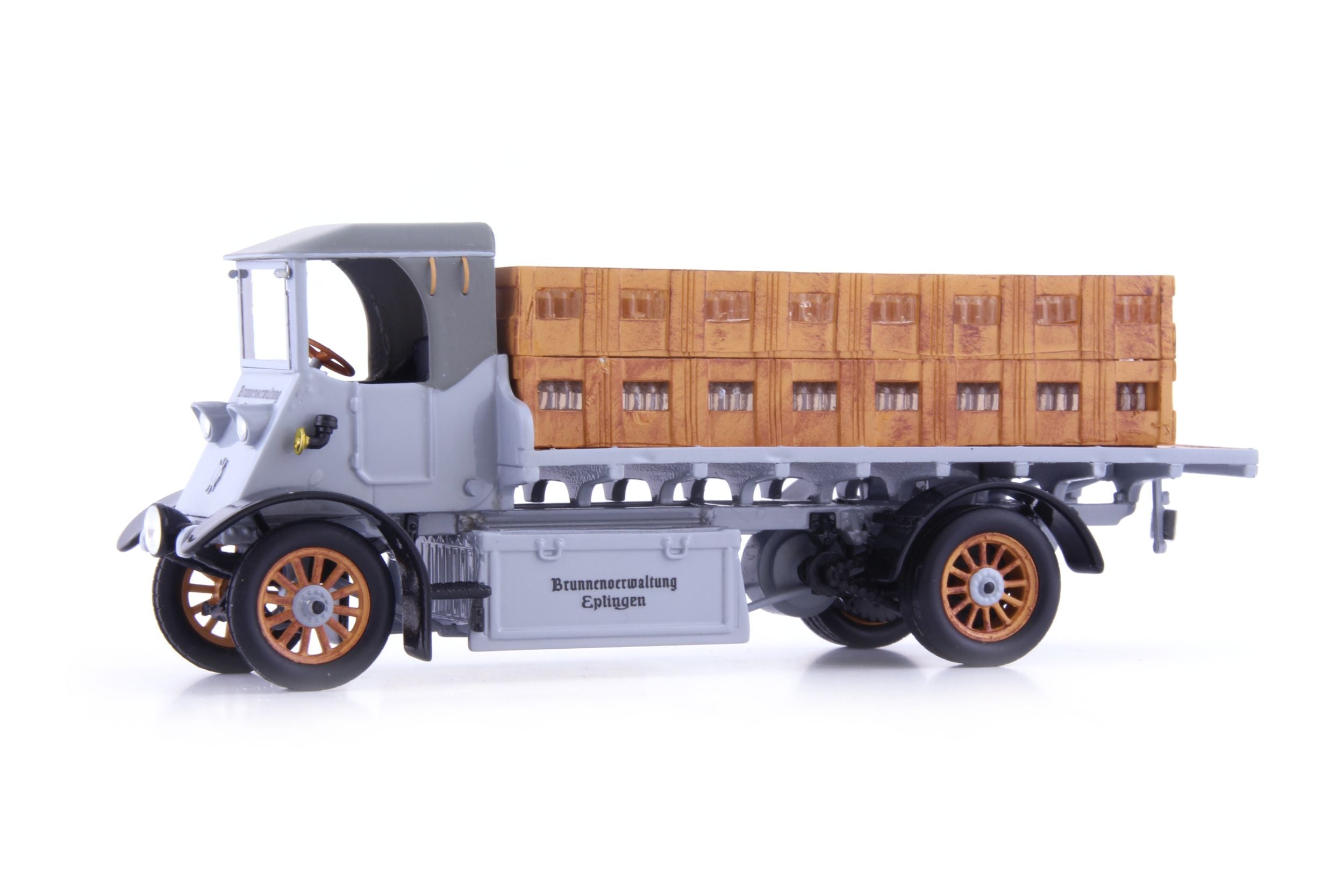 Tribelhorn 3to Kettenwagen, grey (Swiss 1918) - grey/orange 1:43 ...