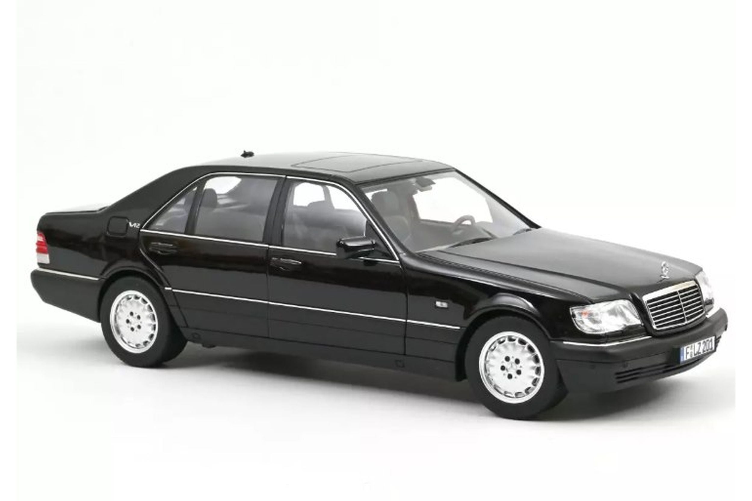 Mercedes S600 (W140) 1997 - Obsidian black met. 1:18 – Thomas Langejürgen